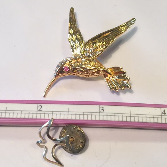 Ballou | Jewelry | Vintage Ballou Bird Pin Humming Bird Brooch | Poshmark